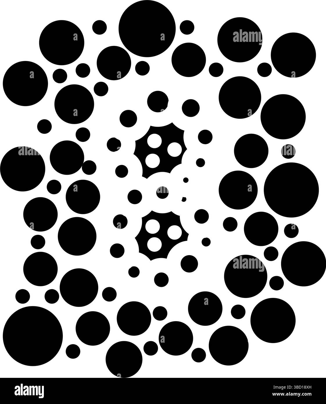 color vision test optometry eye glyph icon vector illustration Stock ...