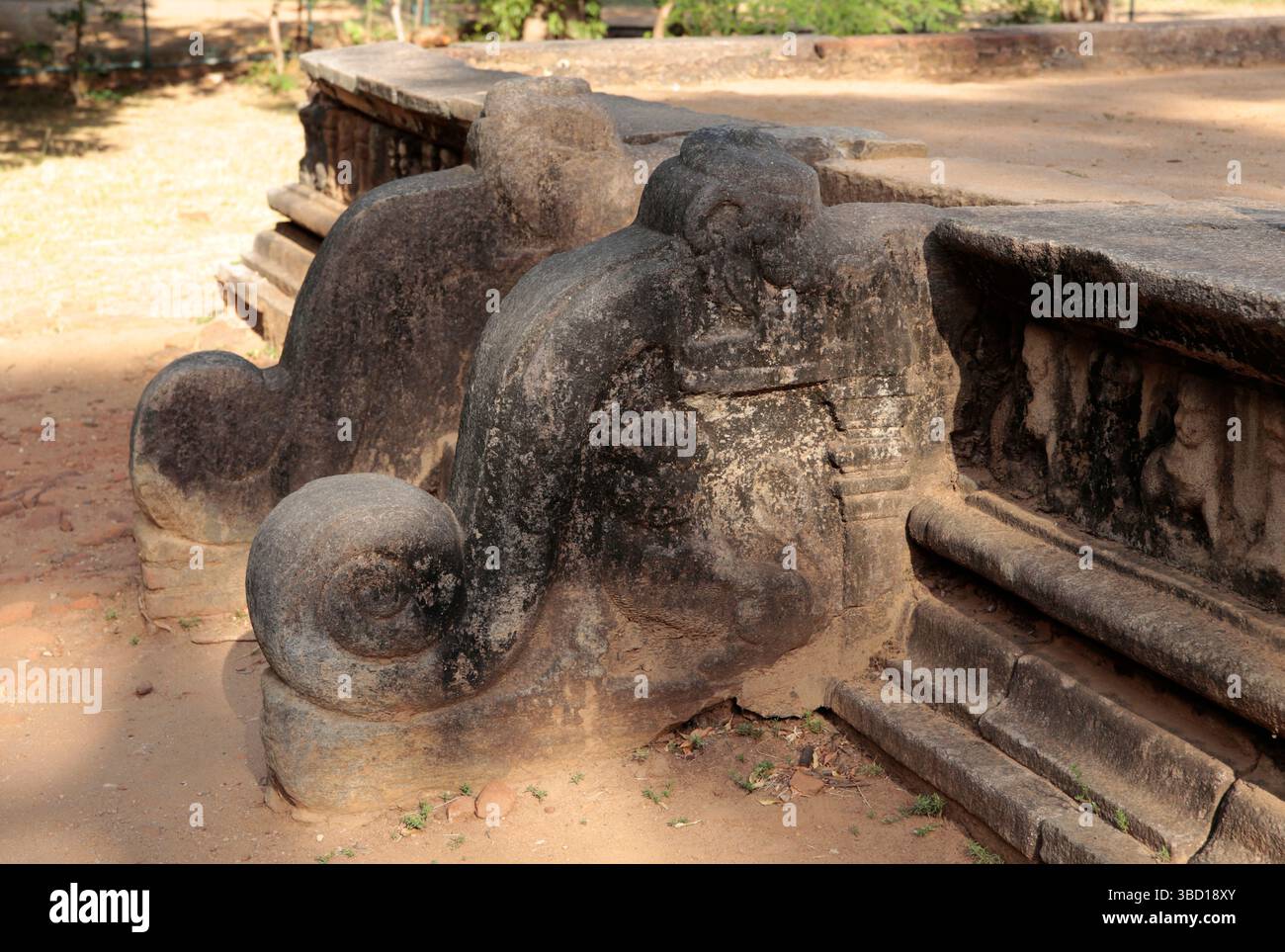 Sri Lanka. Ancient ciy of Polonnaruwa. View of the ruins Stock Photo ...