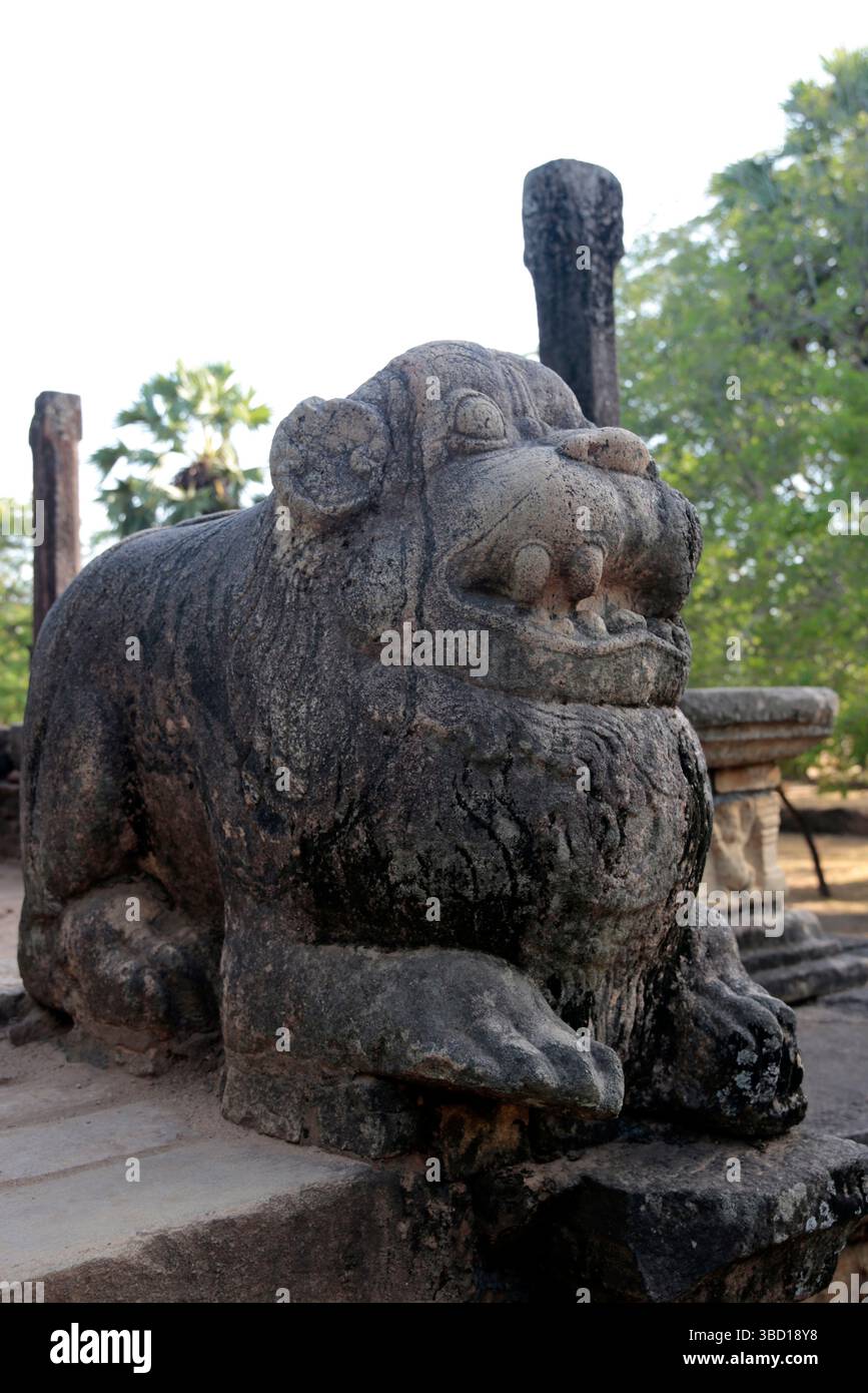 Sri Lanka. Polonnaruwa. The Council Chamber of King Parakramabahu the ...