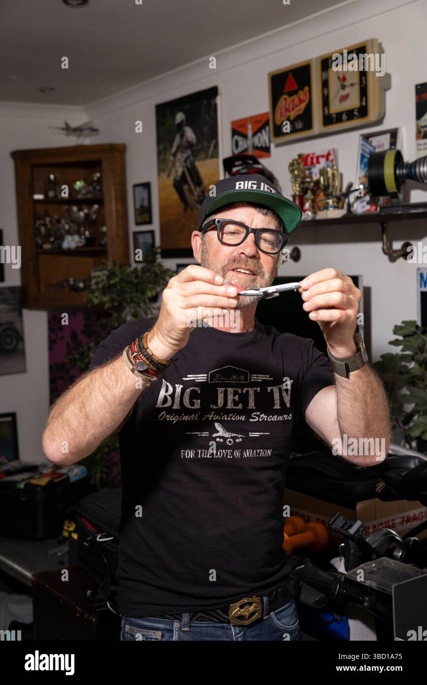 Founder of BIG JET TV's Jerry Dyer, the live aviation YouTube channel ...