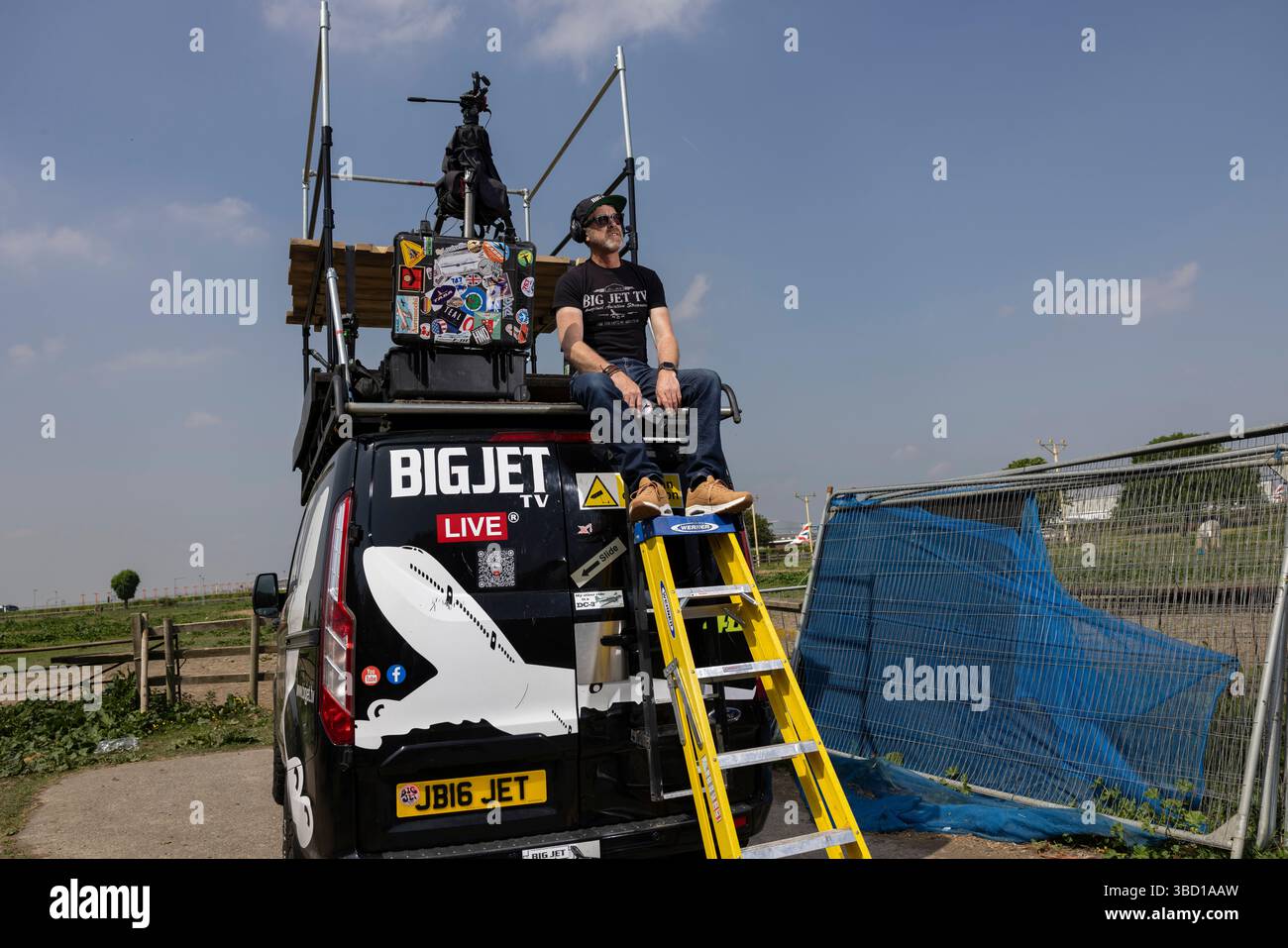 Founder of BIG JET TV's Jerry Dyer, the live aviation YouTube channel ...