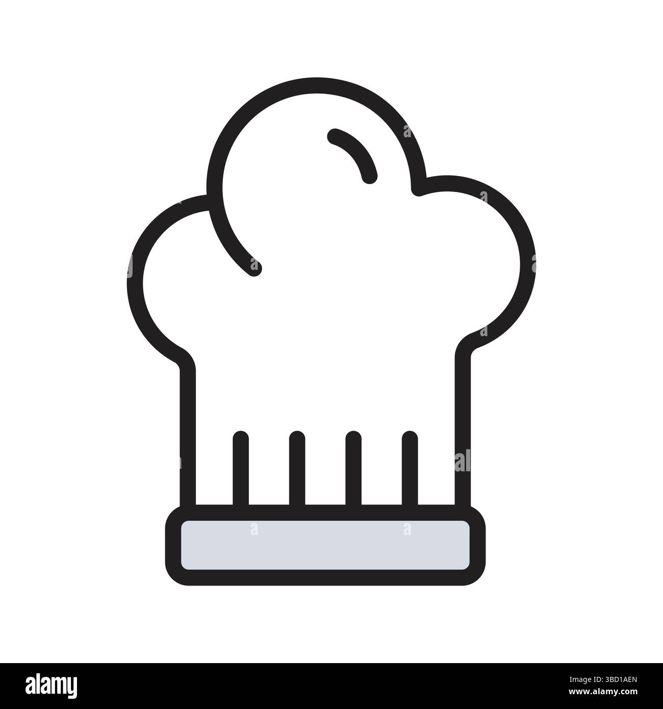 A simple chef hat, perfect for chef and kitchen themed designs Stock ...