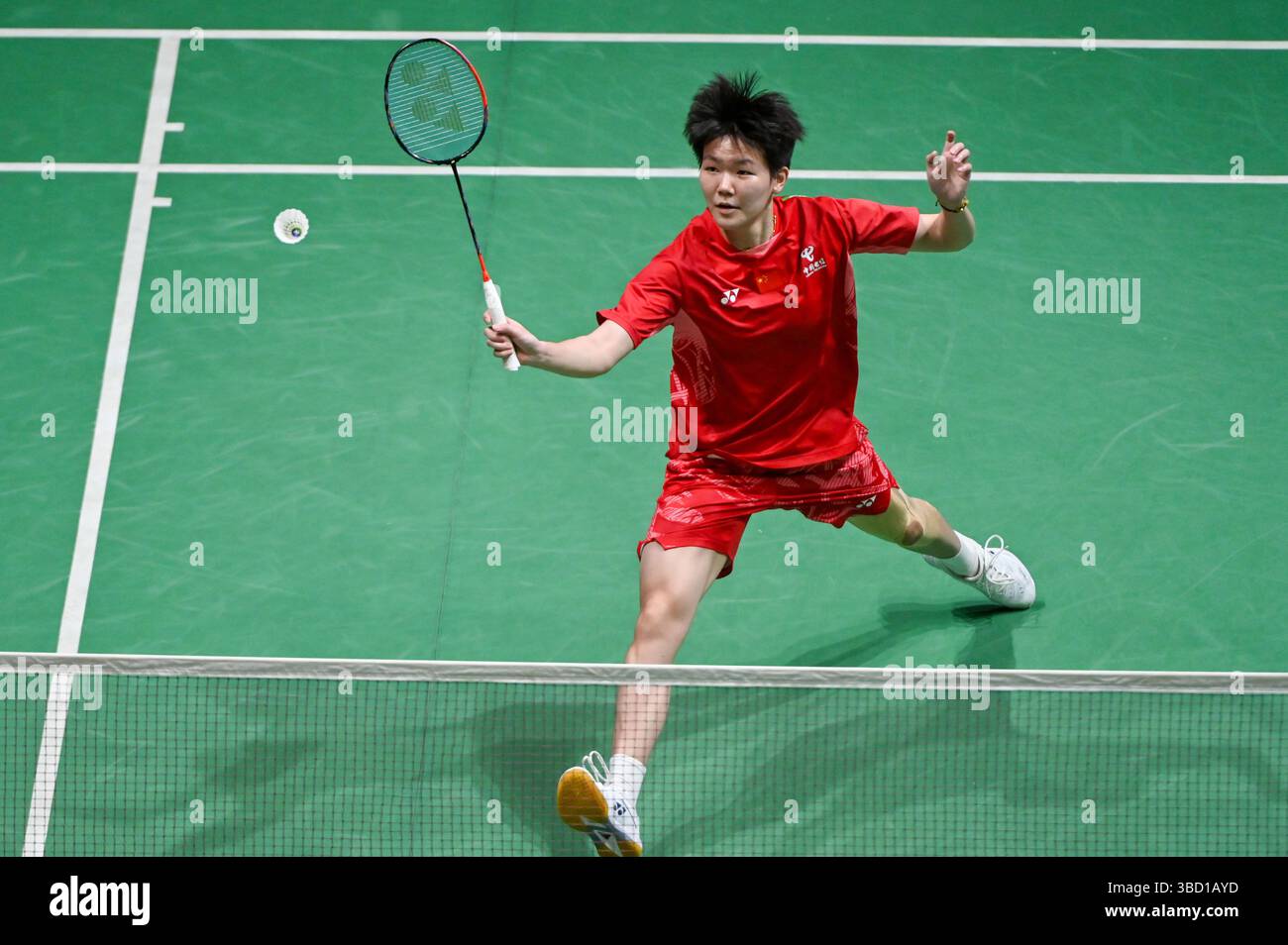 Kuala Lumpur, Malaysia. 22nd May, 2025. Han Qianxi of China hits a ...