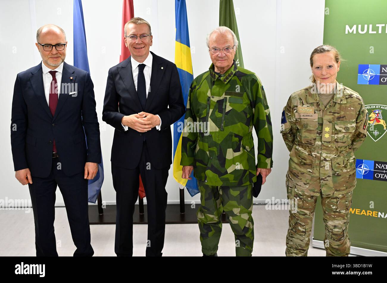 Riga, Latvia. 22nd May, 2025. Latvian Minister of Defence Andris Spruds ...