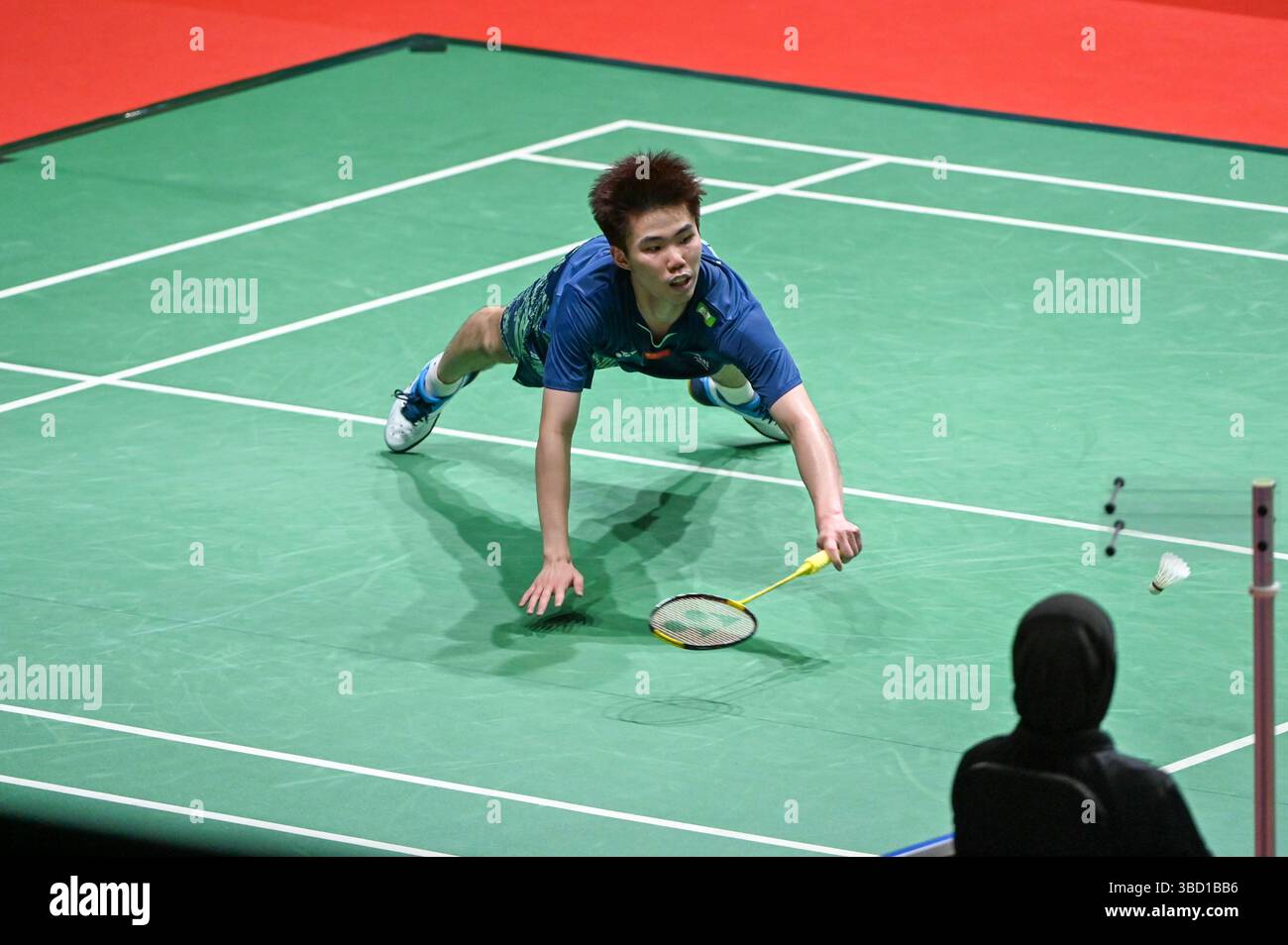 Kuala Lumpur, Malaysia. 22nd May, 2025. Weng Hongyang of China hits a ...
