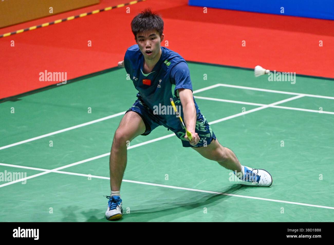 Kuala Lumpur, Malaysia. 22nd May, 2025. Weng Hongyang of China hits a ...