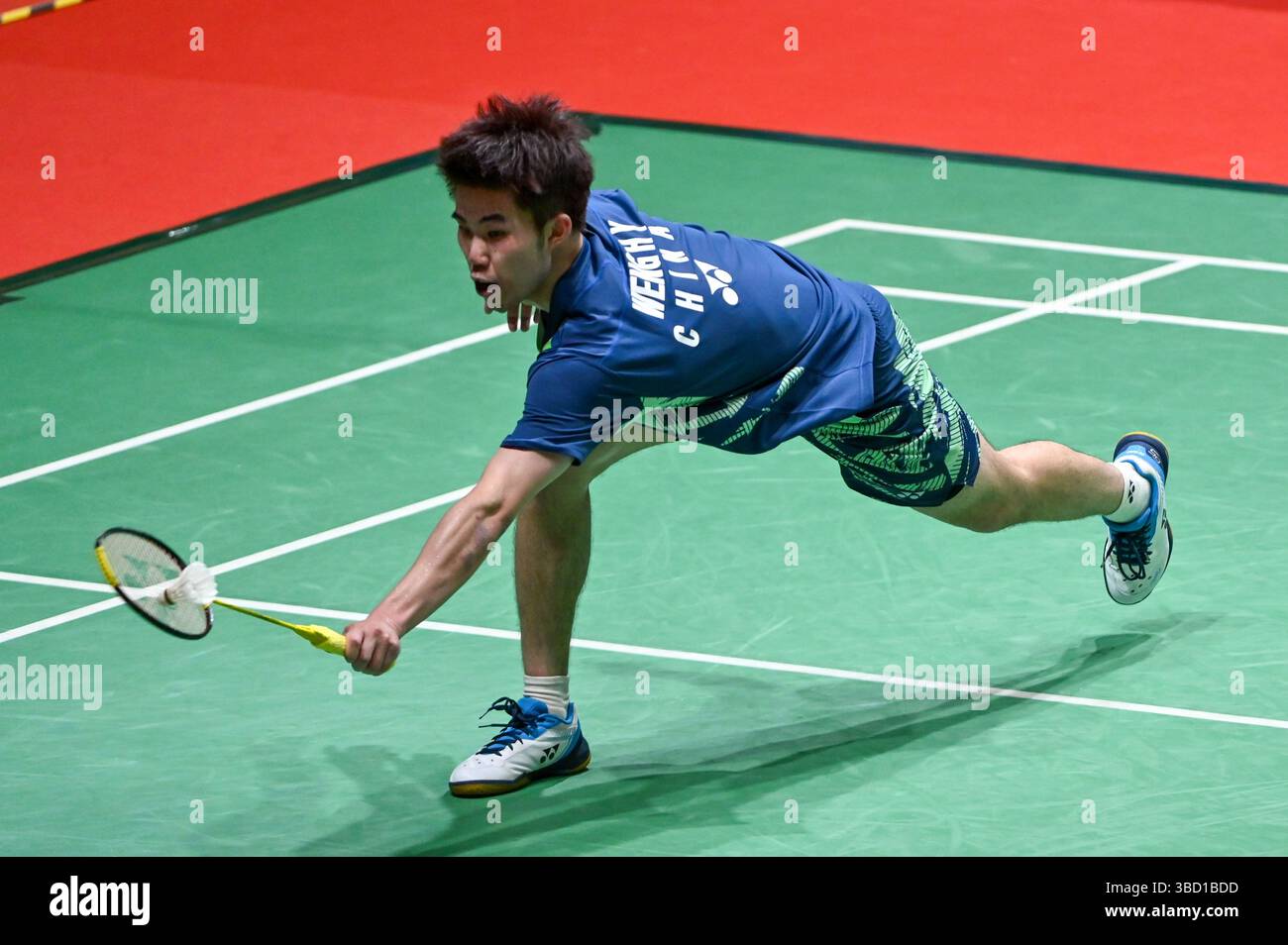 Kuala Lumpur, Malaysia. 22nd May, 2025. Weng Hongyang of China hits a ...