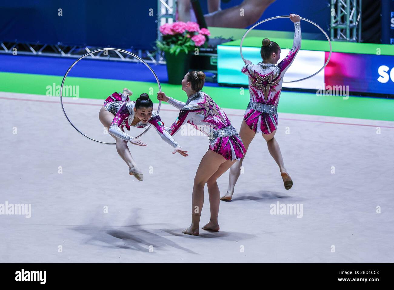 Turin, Italy. 22nd May, 2025. Italy group team seen during Rhythmic ...
