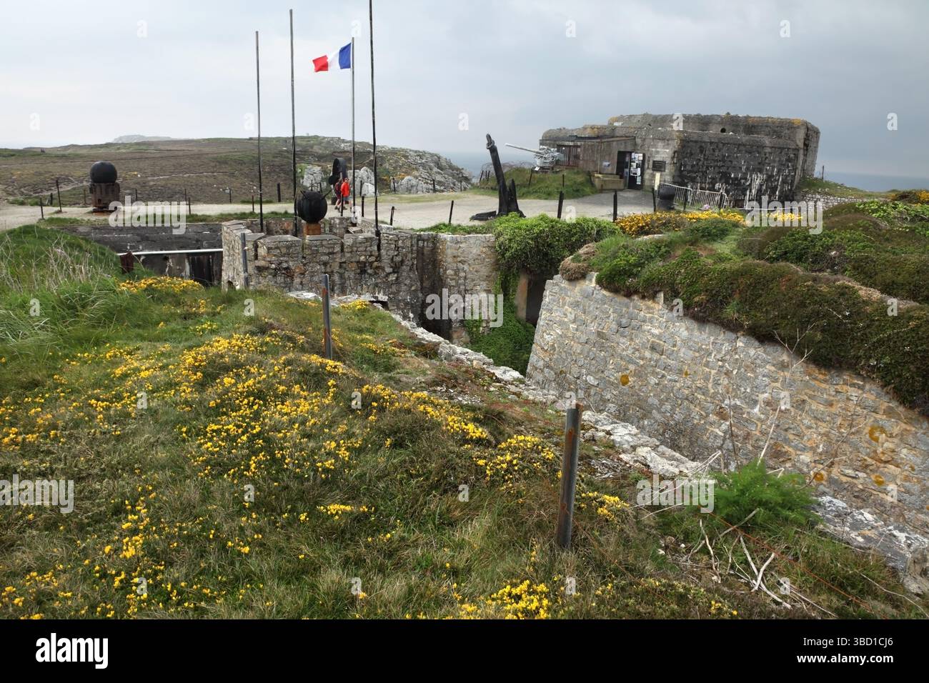 Ruined WW2 German Atlantic Wall defences at the Battle of the Atlantic ...