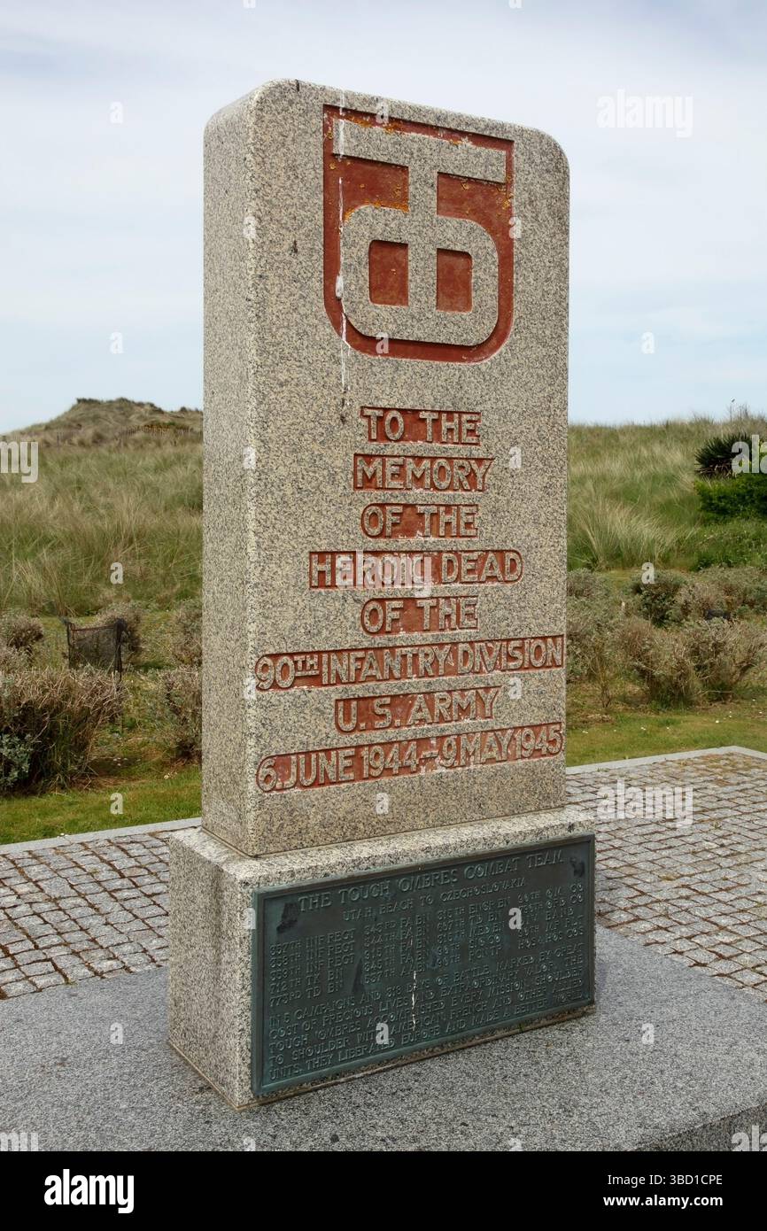 Memorial to the D-Day actions of the American 90th Infantry Division ...