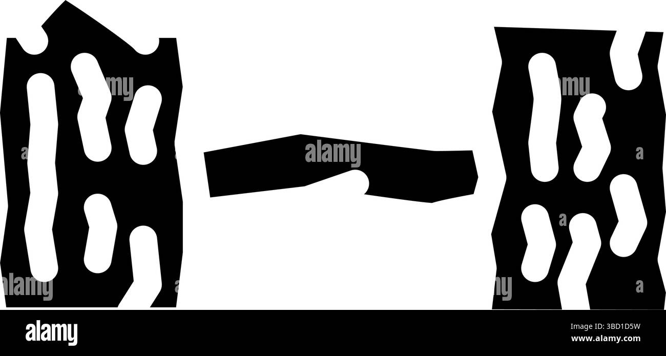 bamboo wood exercise tools outdoor fitness glyph icon vector ...