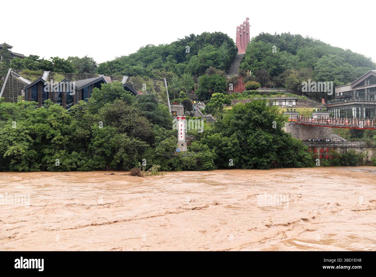 RENHUAI, CHINA - MAY 22, 2025 - The section of the Chishui River in ...
