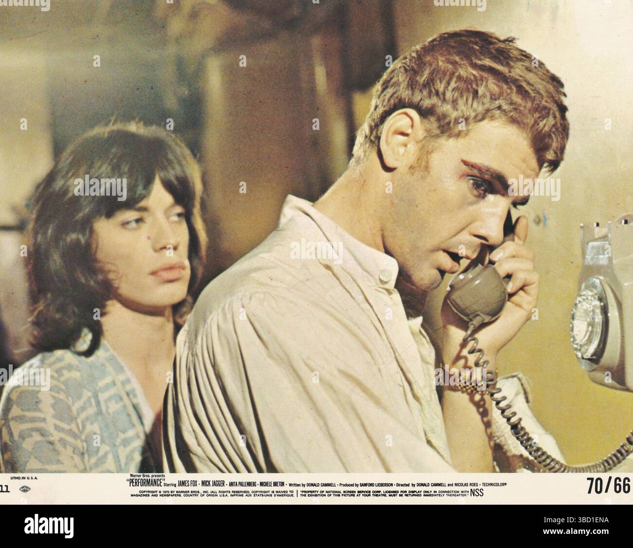 Performance Cult classic 1970 Dir: Donald Cammell & Nicolas Roeg / Mick ...
