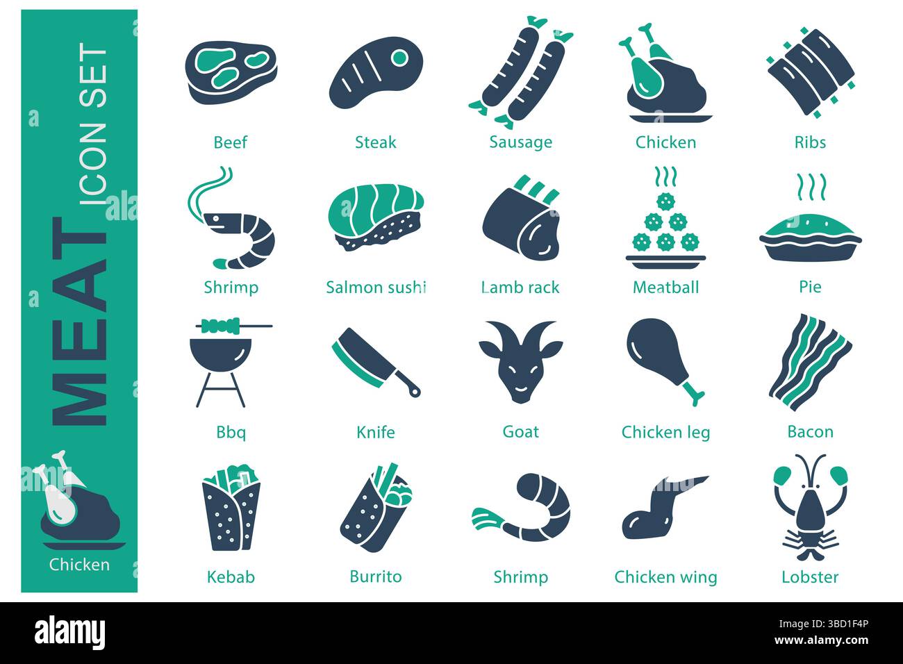 Meatball vector vectors Stock Vector Images - Alamy