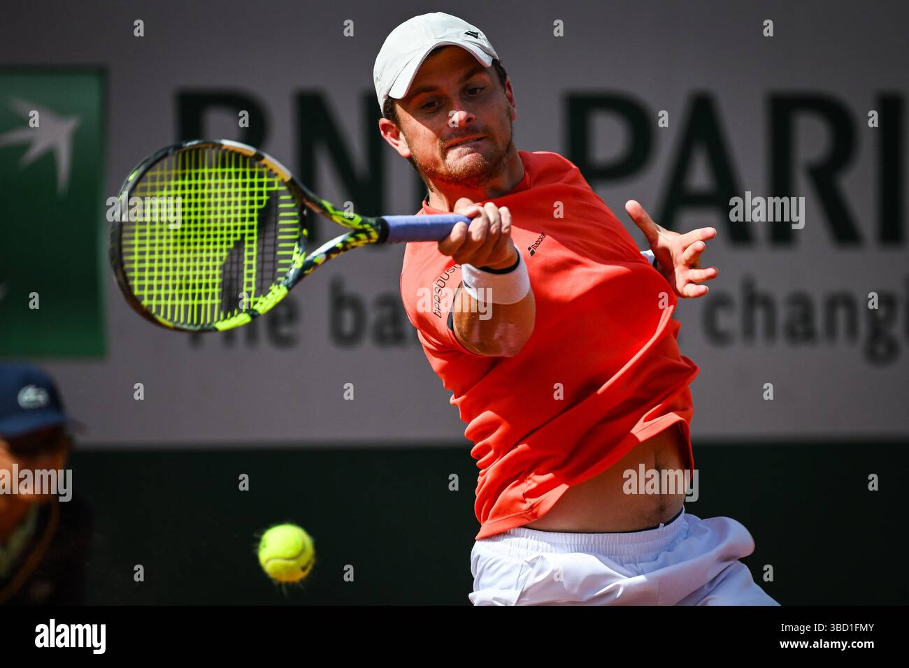 Clement TABUR of France during the fourth qualifying day of the Roland ...