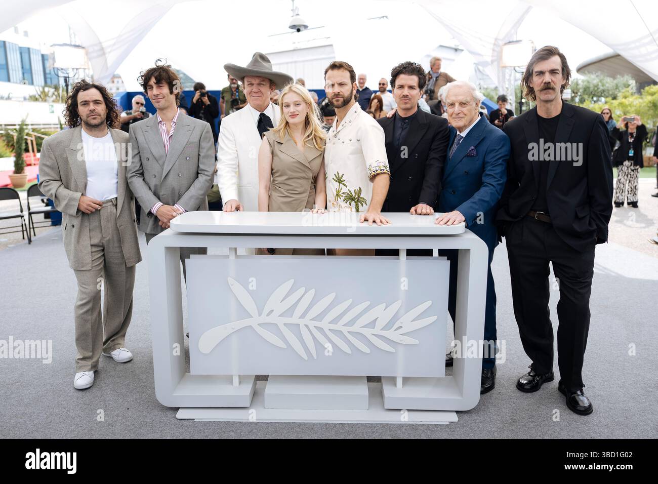 Peter Lanzani, from left, director Matteo Zoppis, John C. Reilly, Nadia ...