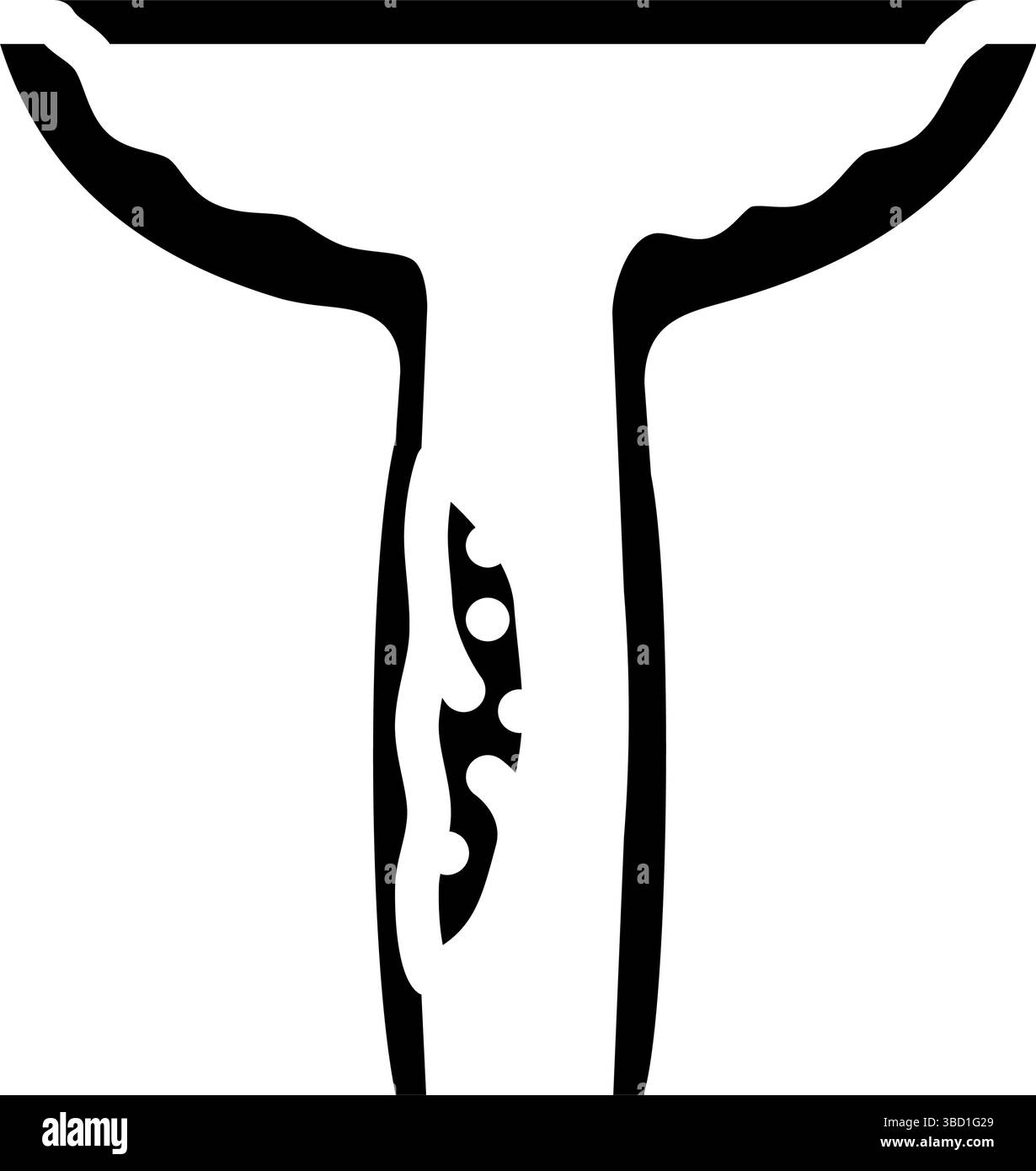 Urethral Stricture Urology Glyph Icon Vector Illustration Stock Vector 3652