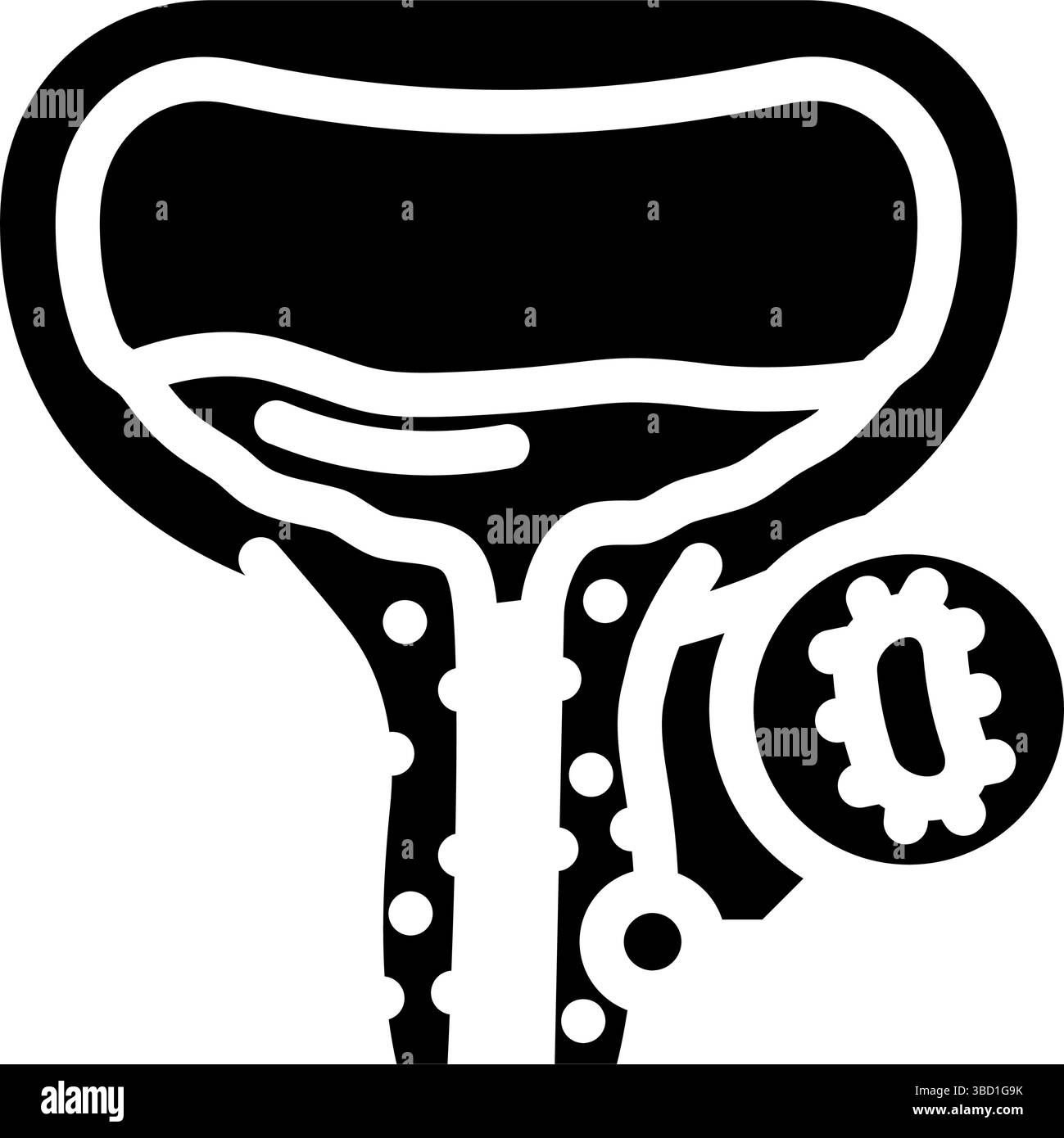 urethritis urology glyph icon vector illustration Stock Vector Image ...