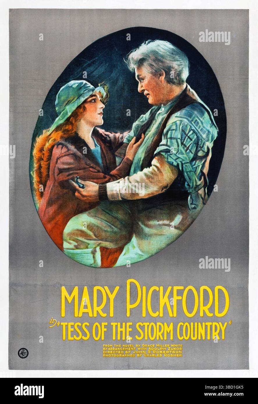 Old movie poster - Mary Pickford - Tess of the Storm Country 1922 Stock ...