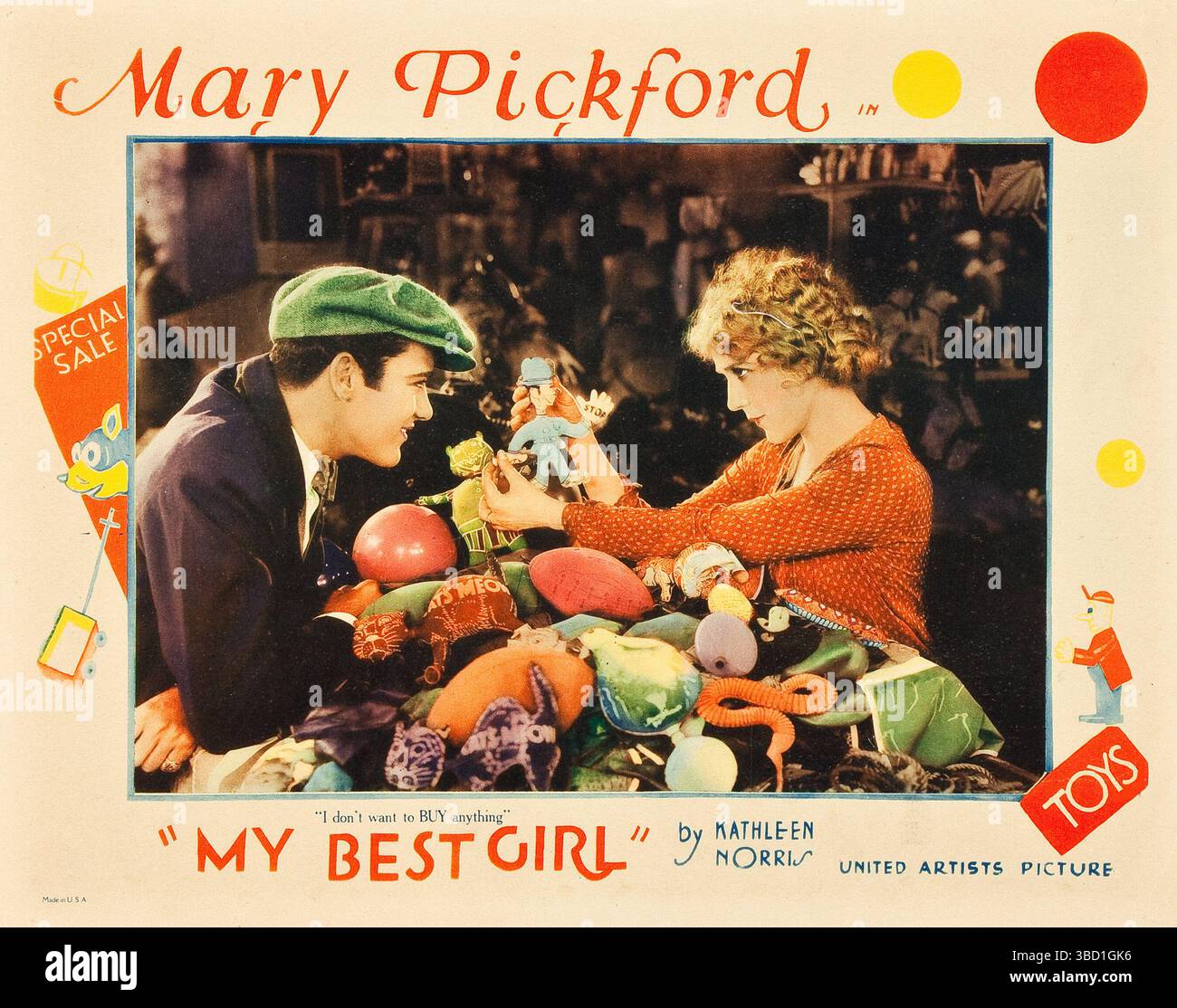 Old film advertisement – Mary Pickford in My Best Girl (United Artists ...