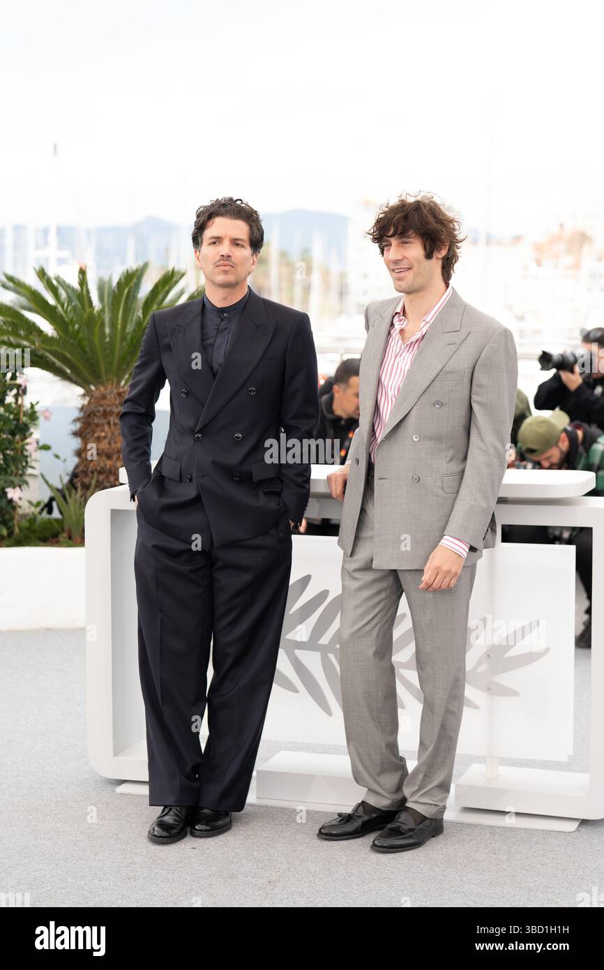 Cannes, France. 22nd May, 2025. In Cannes, France, on May 22, 2025, Alessio Rigo de Righi and ...