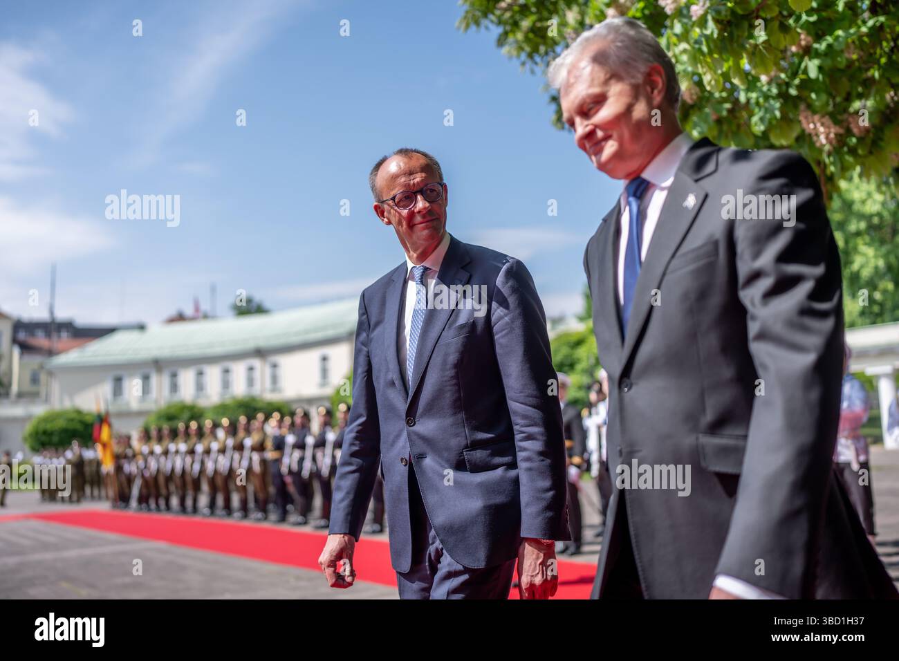 Vilnius, Lithuania. 22nd May, 2025. Federal Chancellor Friedrich Merz ...