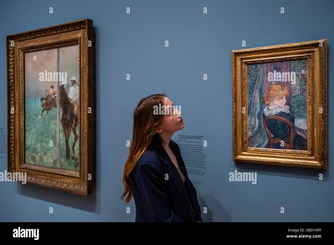 London, UK. 22 May 2025. Edgar Degas, Jockeys before the race, 1878-79 with Henri de Toulouse ...