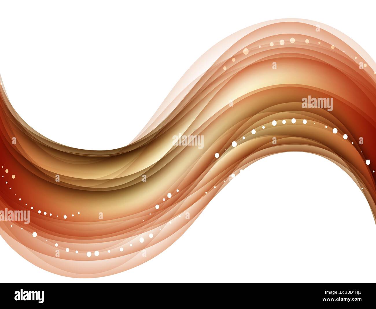Decorative beautiful wavy lines design Stock Vector Image & Art - Alamy