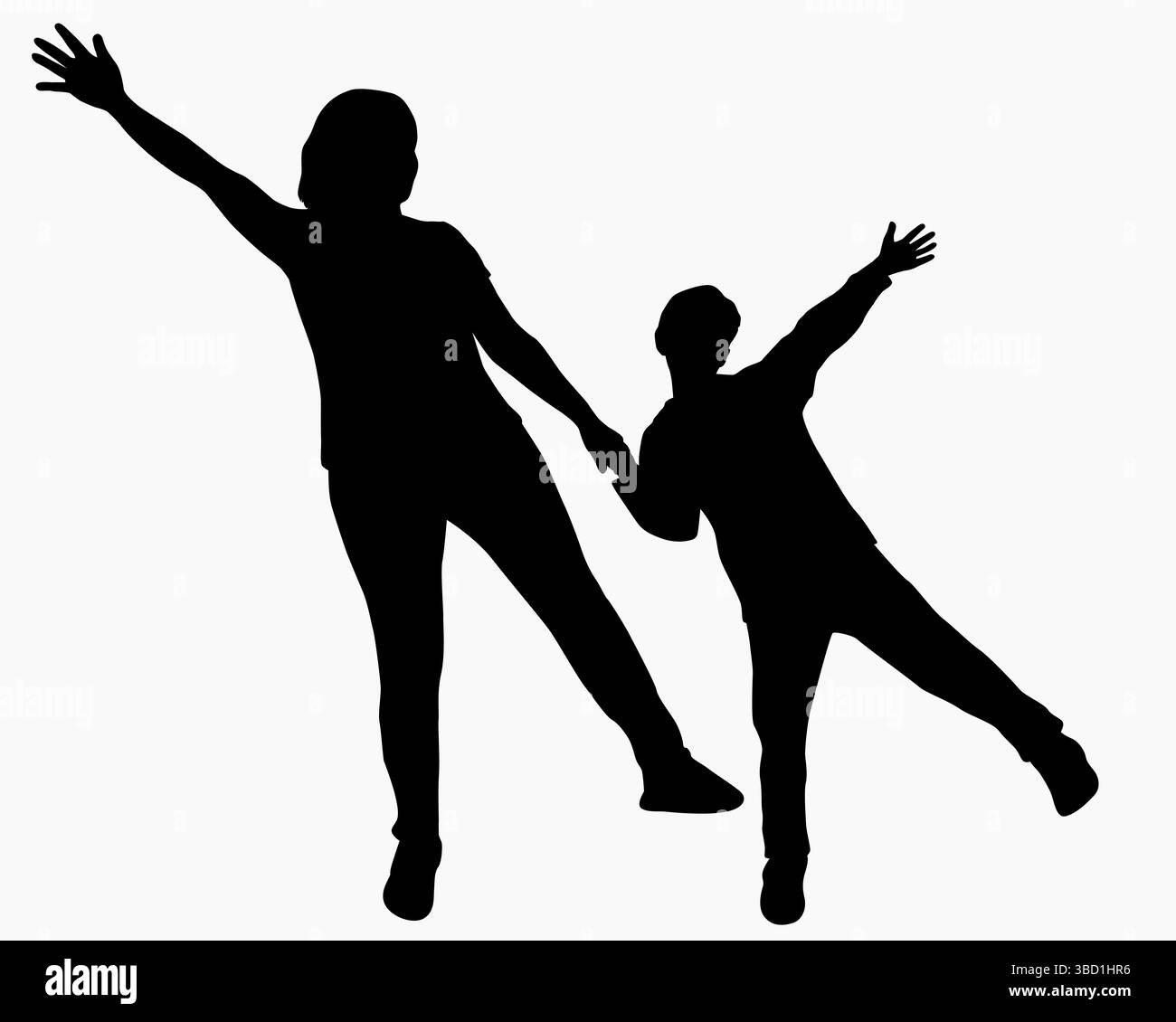 Child hand in parent Stock Vector Images - Alamy