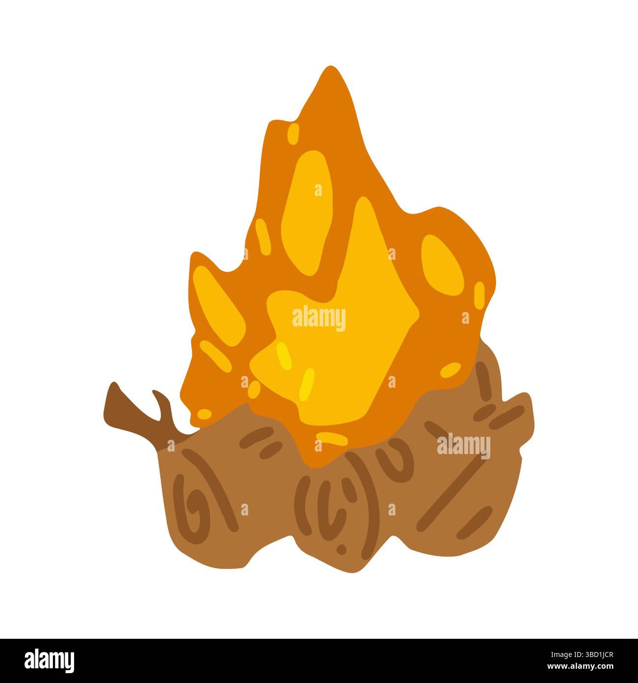 Camping flames Stock Vector Images - Alamy