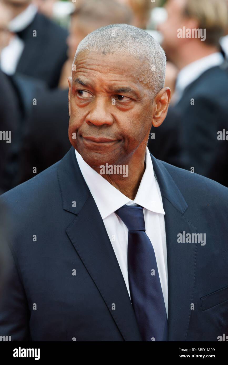 Denzel Washington attends the "Highest 2 Lowest" red carpet at the 78th ...