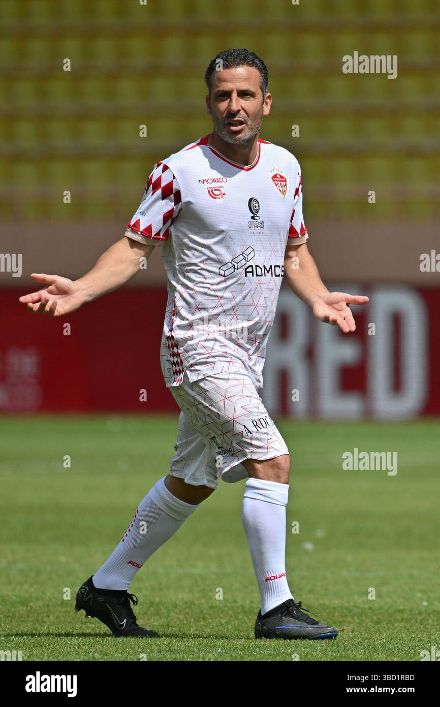 MONTE-CARLO, MONACO - MAY 21: Ludovic Giuly during the Racing Stars ...