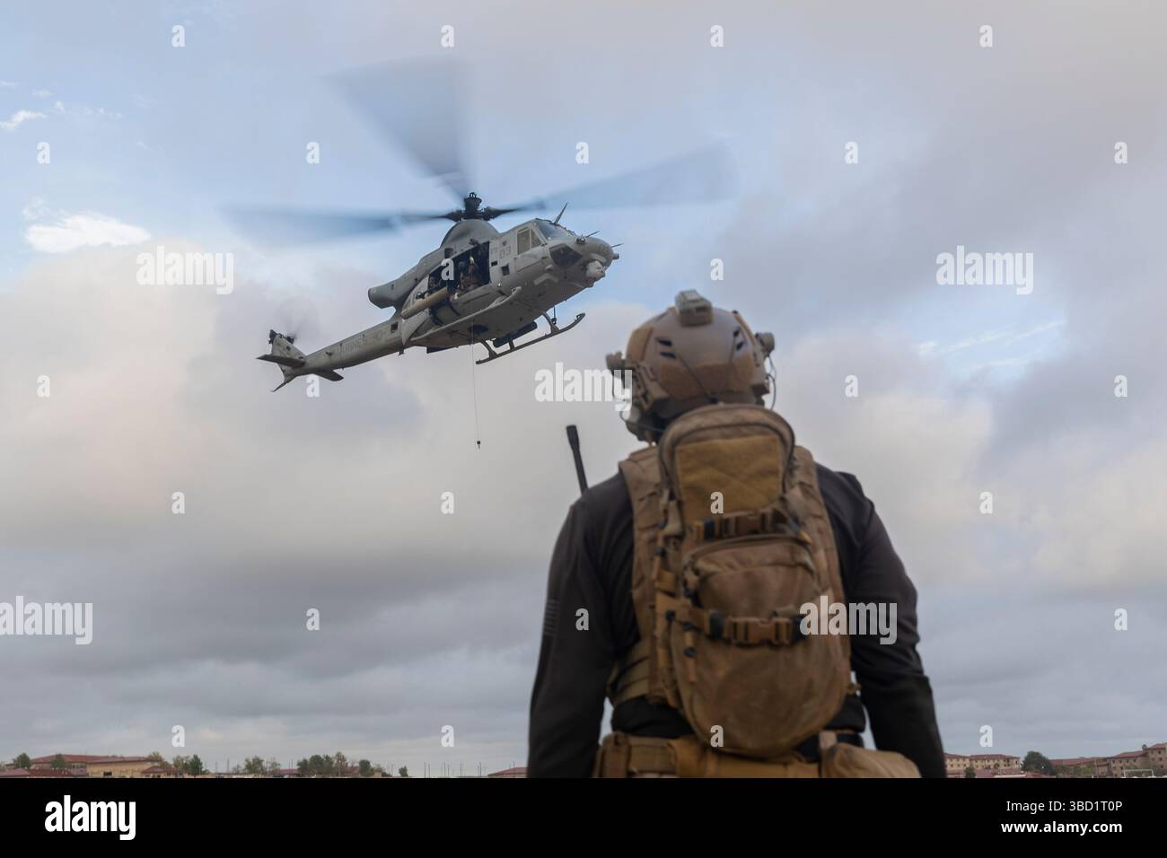U.S. Marine Corps Gunnery Sgt. Kyle Brodsky, an infantry unit leader ...