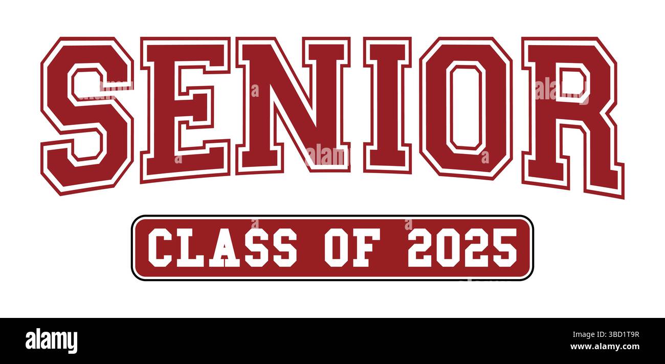 Class of 2025 vector illustration. Festive celebration design for ...