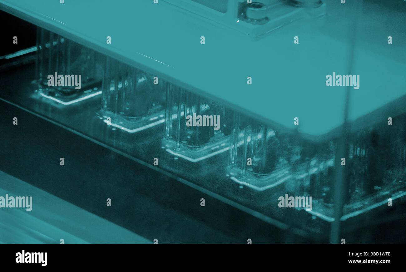 3D printer working process. 3D printing. Stereolithography ...