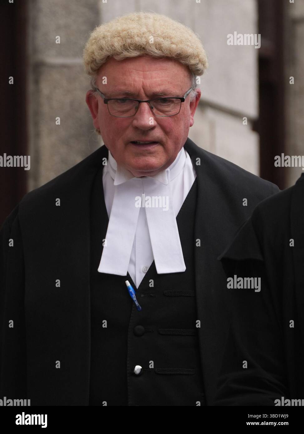 Judge Alexander Owens outside the High Court in Dublin, where former ...