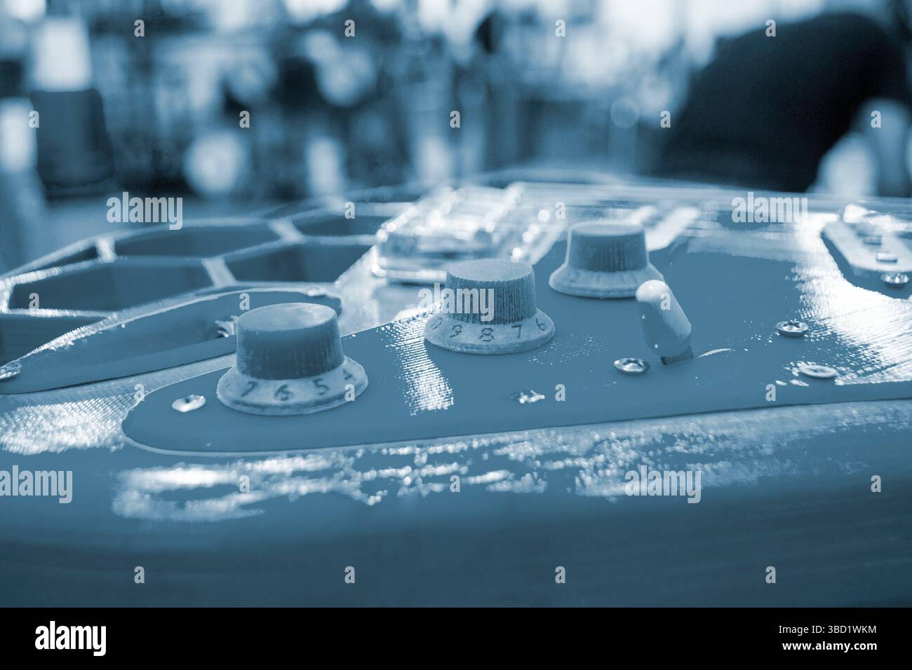 Musical instrument guitar printed on 3D printed from molten plastic ...