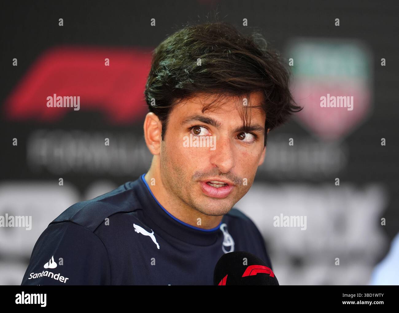 Williams' Carlos Sainz during the preview day at the Circuit de Monaco ...