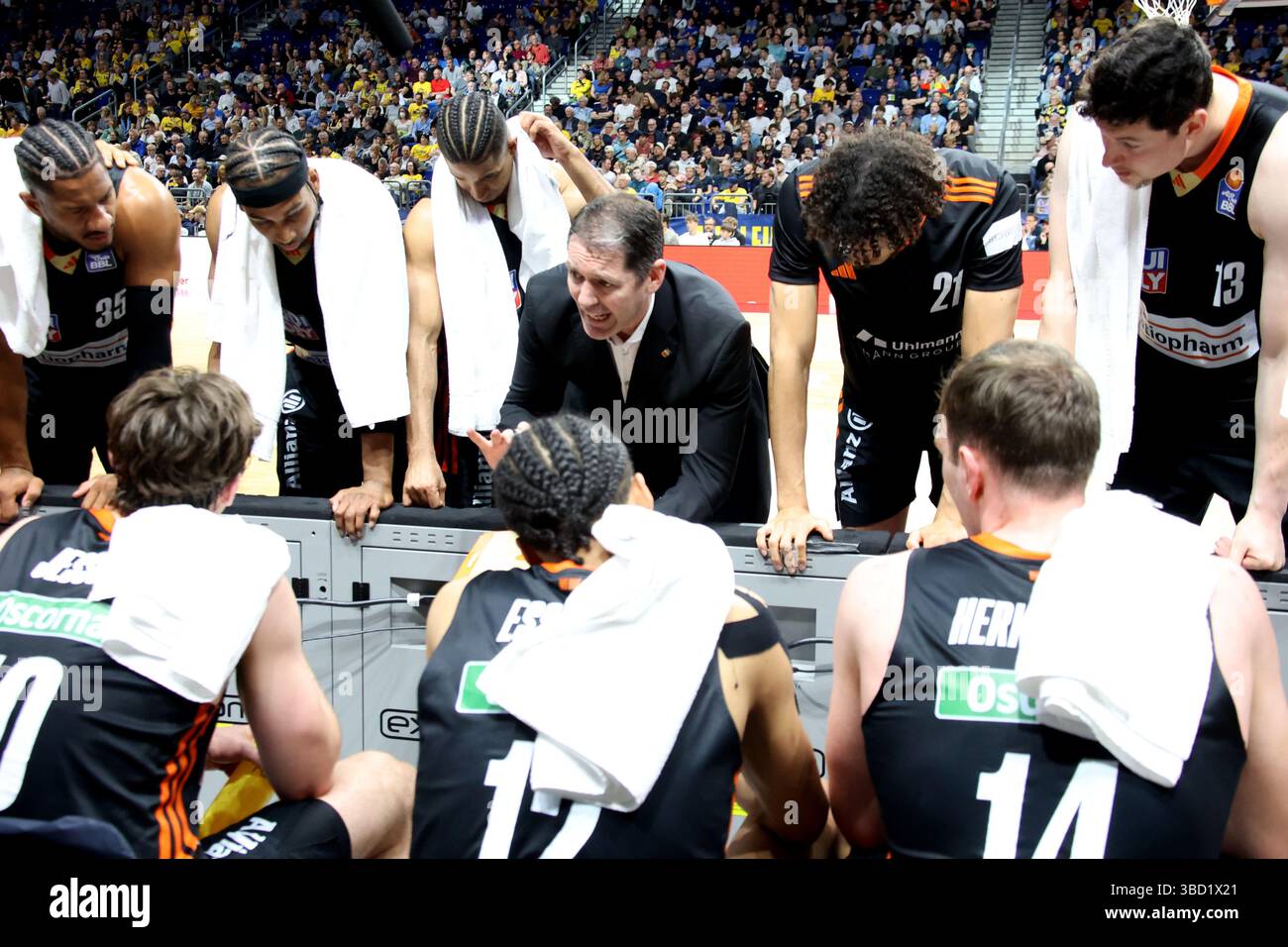 21.05.2025, Uber-Arena, Berlin, DEU, easyCredit BBL, ALBA vs. Ulm, im ...
