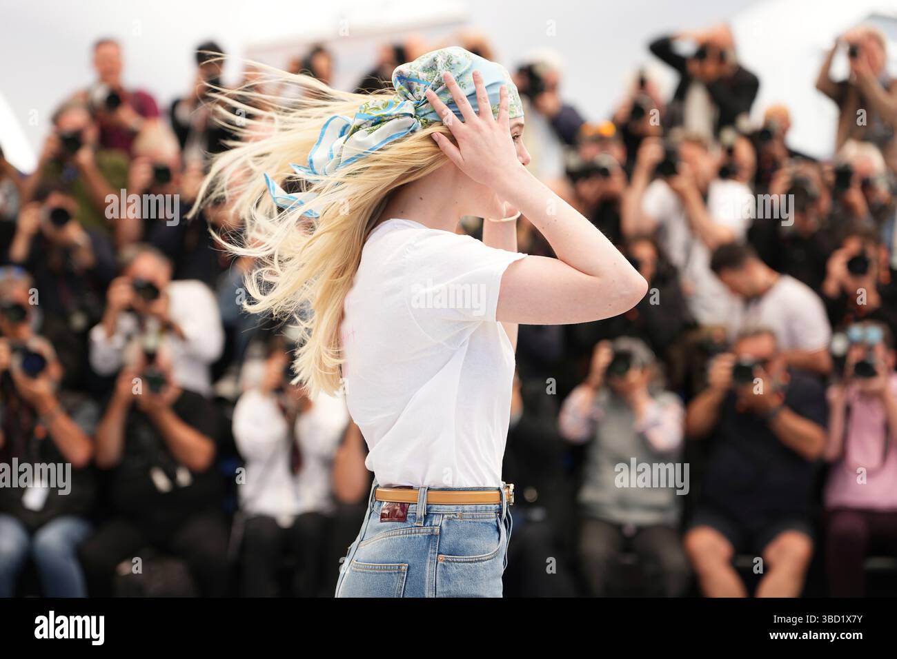 Elle Fanning poses for photographers at the photo call for the film ...