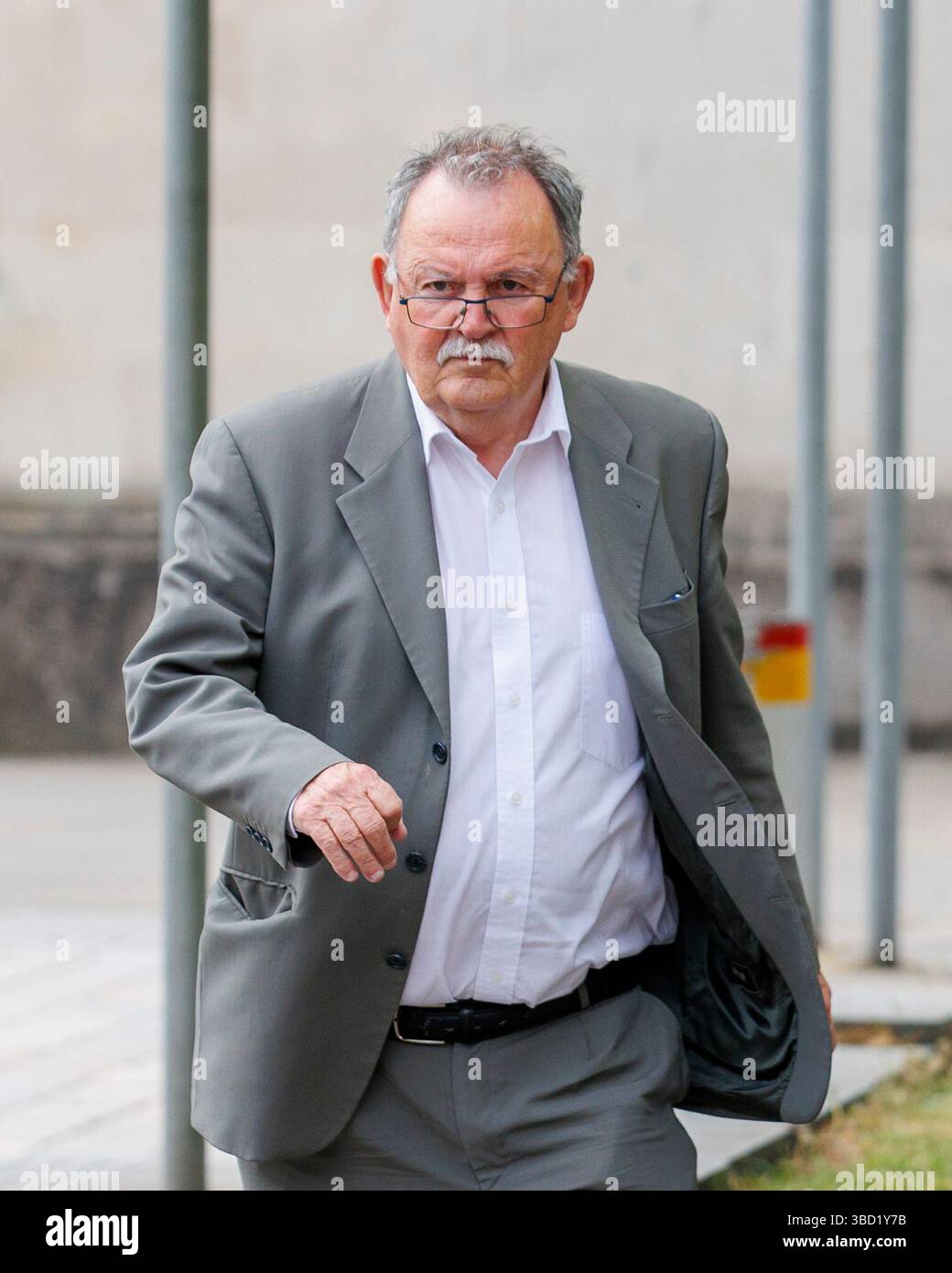 Sinn Fein MLA Maoliosa McHugh arrives at Laganside Courts in Belfast ...