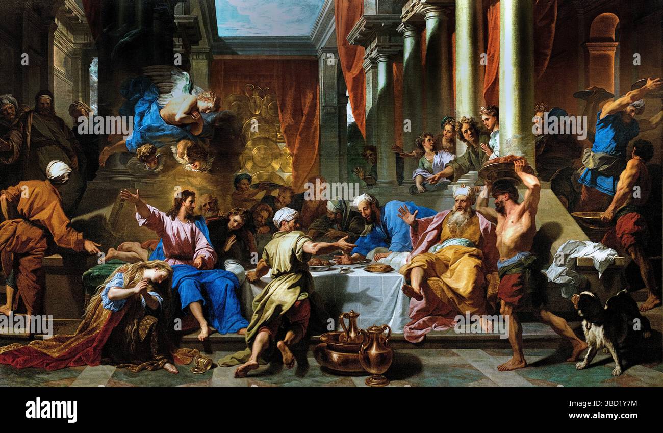 Christ at Supper with Simon the Pharisee 1706 Jean Baptiste Jouvenet ...