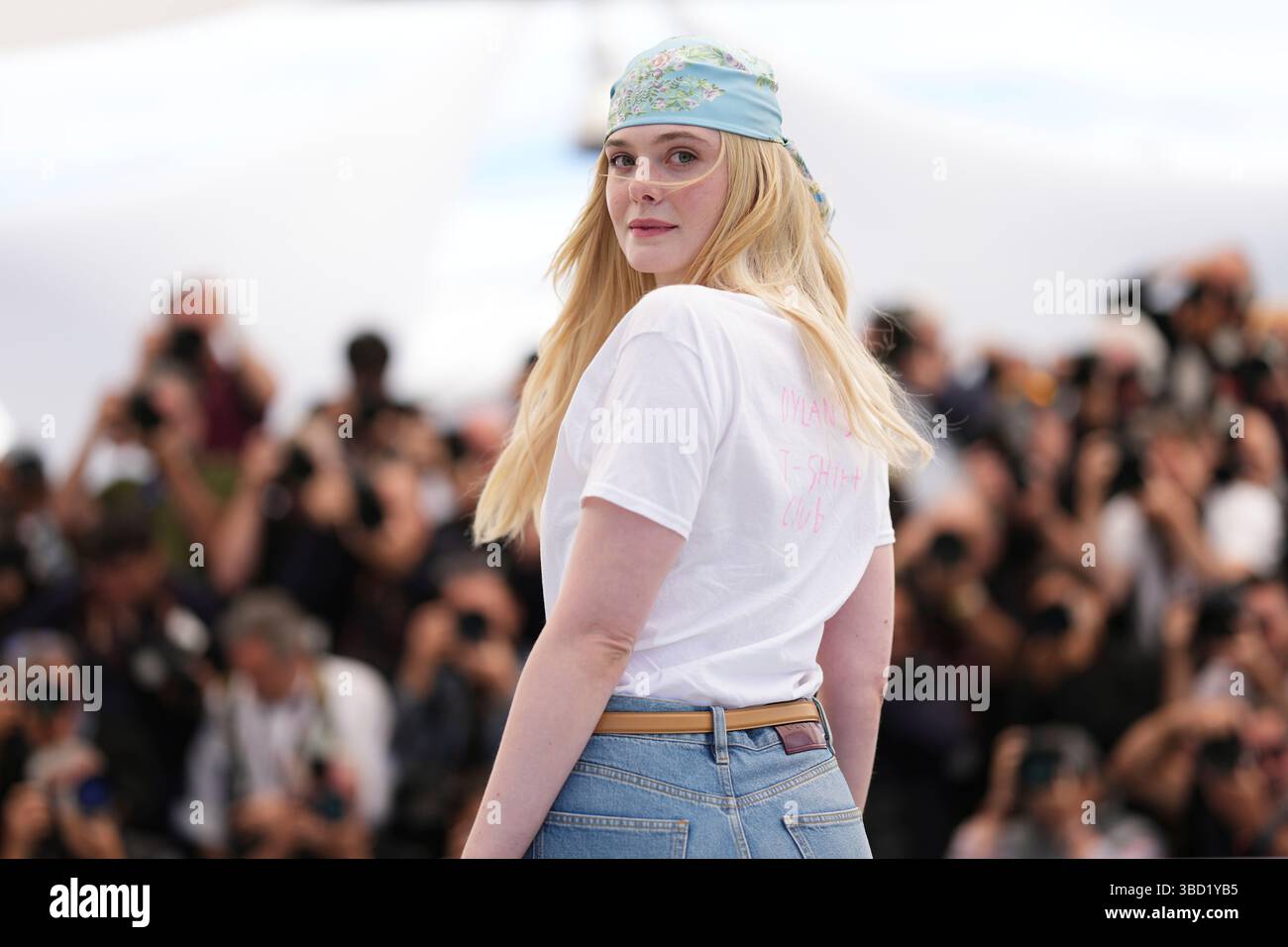Elle Fanning poses for photographers at the photo call for the film ...
