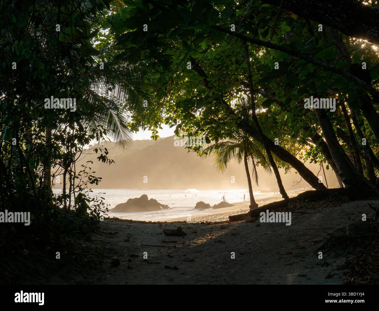 Montezuma Beach View, Costa Rica Stock Photo - Alamy