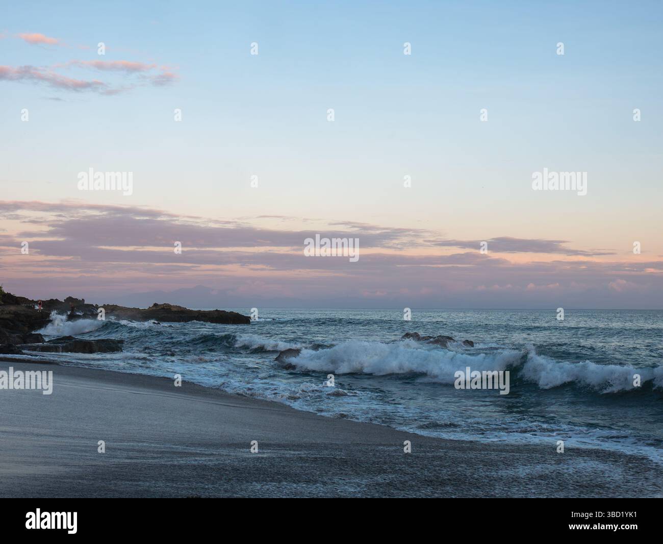 Montezuma Beach at sunset, Costa Rica Stock Photo - Alamy