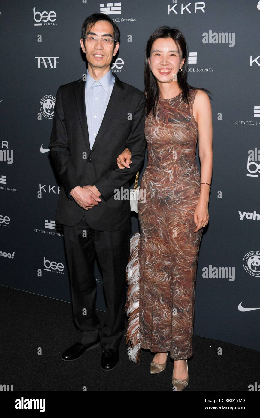 New York, USA. 21st May, 2025. Yun Zhou and Fang Wu attend The Asian ...