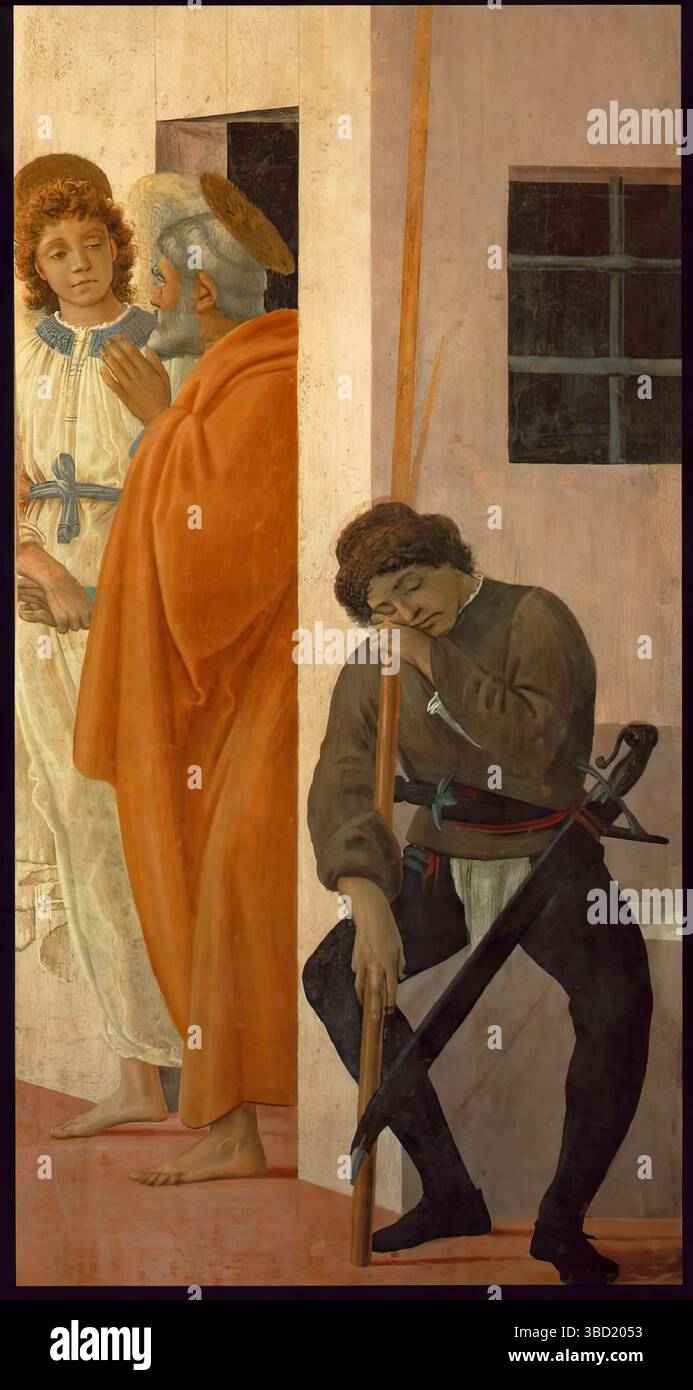 LIPPI, Filippino (b. ca. 1457, Prato, d. 1504, Firenze) St Peter Freed from Prison 1481-82 ...