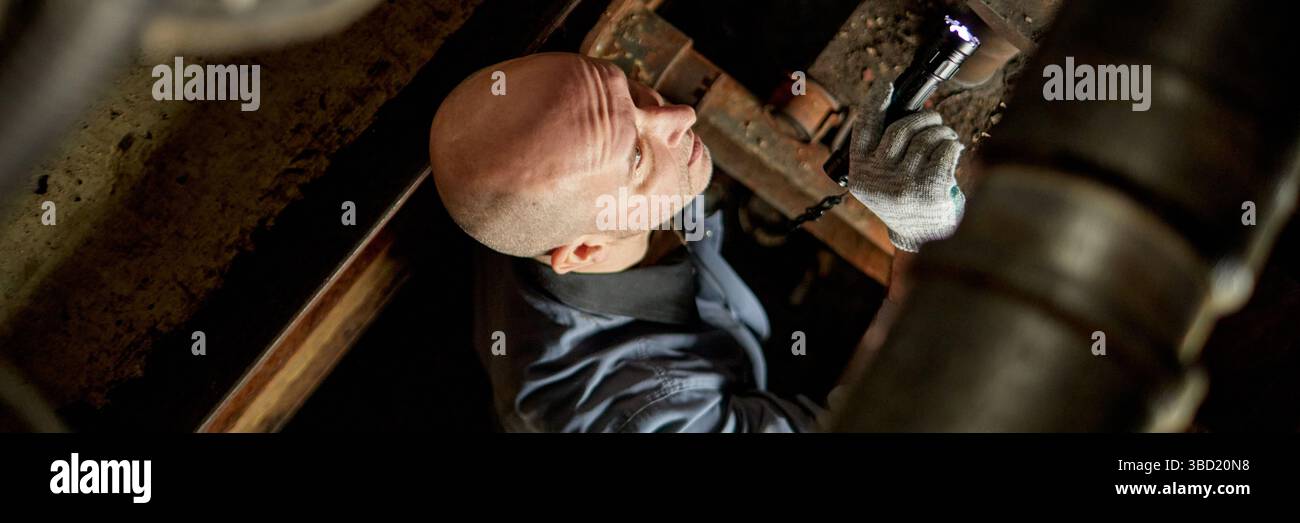 Inspecting fixing electrical wires hi-res stock photography and images ...