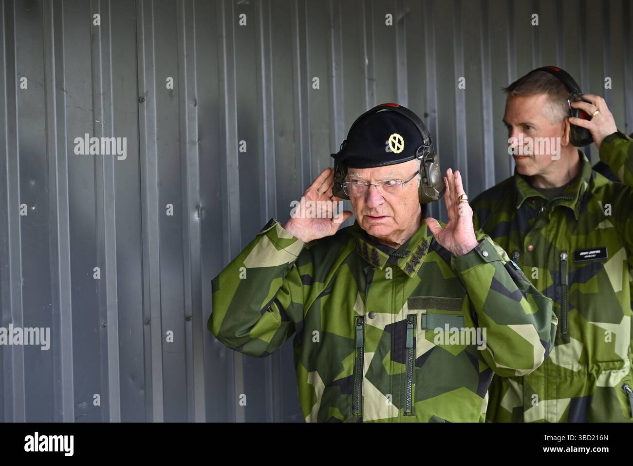 Riga, Latvia. 22nd May, 2025. King Carl Gustaf of Sweden visits the ...