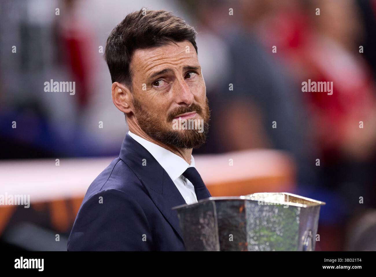 Aritz Aduriz looks on during the UEFA Europa League 2024/25 Final match ...
